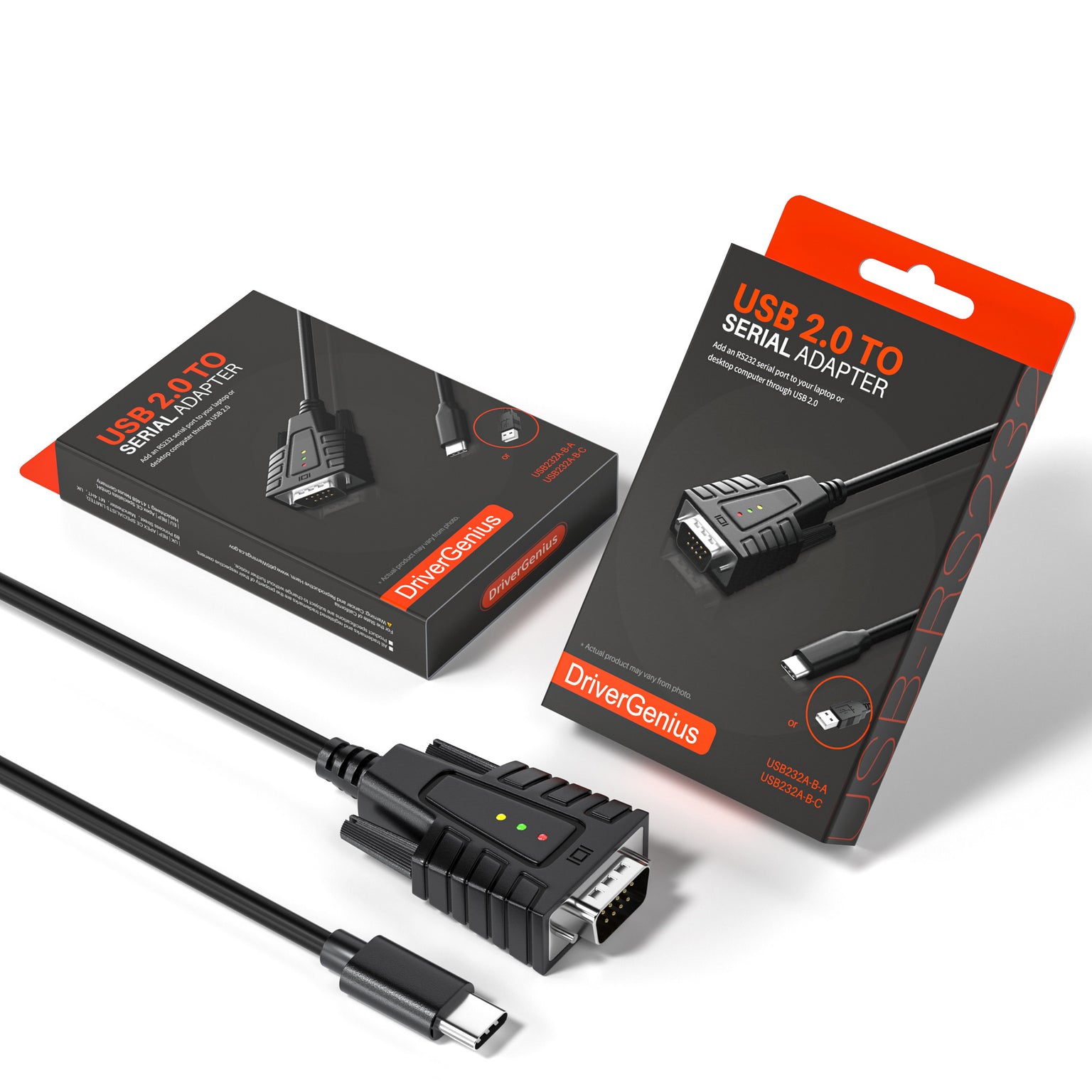 DriverGenius USB RS232 Serial Cable - USB to Serial DB9 Com Port ...