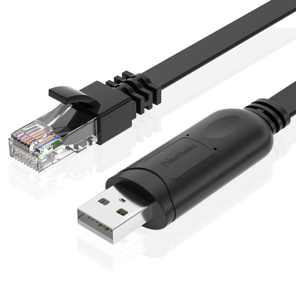 DriverGenius USB RS232 Serial Cable - USB to Serial DB9 Com Port Adapter